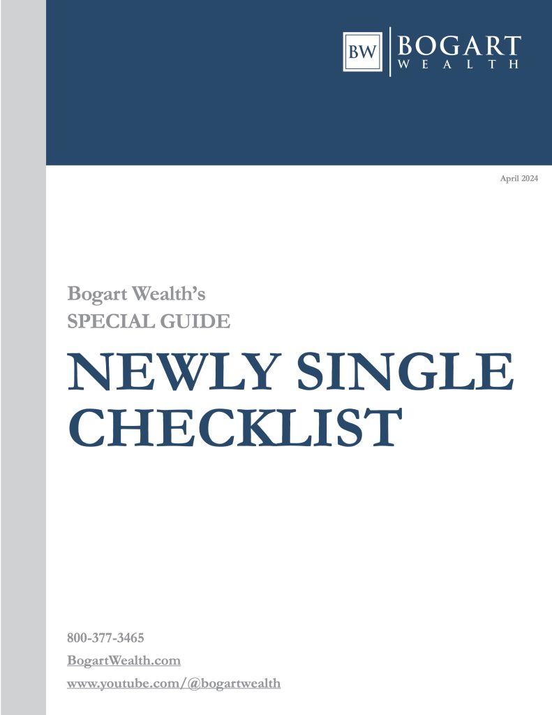 Newly Single Checklist - Bogart Wealth