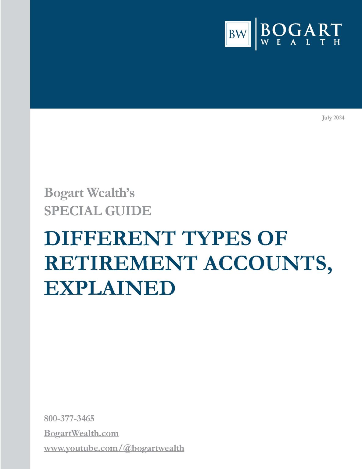 Different Types of Retirement Accounts, Explained - Bogart Wealth